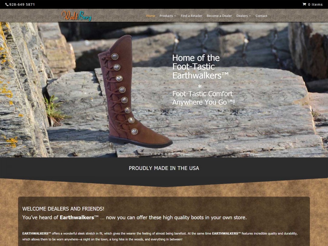 Waltberg - Wholesale Earthwalkers™ - Dynamic Web Shop - 702-449-8321